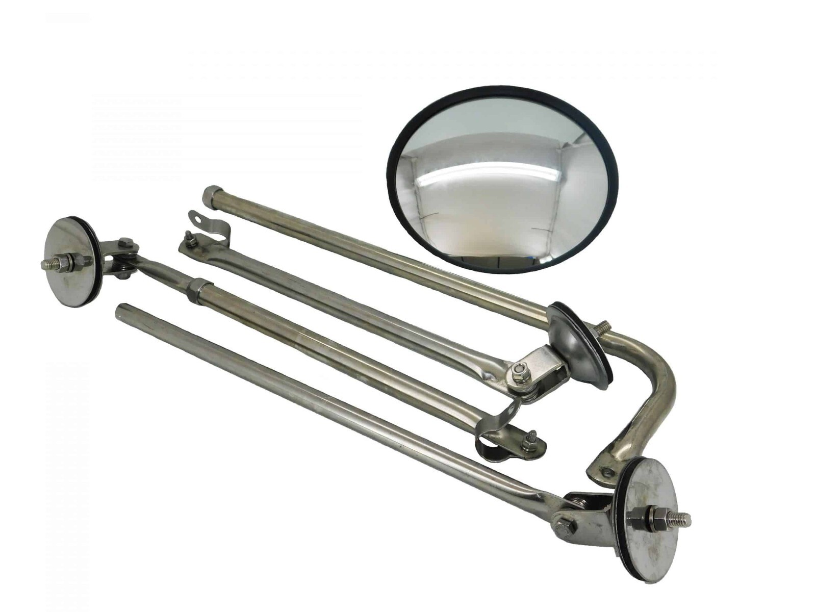 "Alliance ABP N74B 60111 8 - 1/2"" Tri-Pod Fender Mount Convex Mirror ...