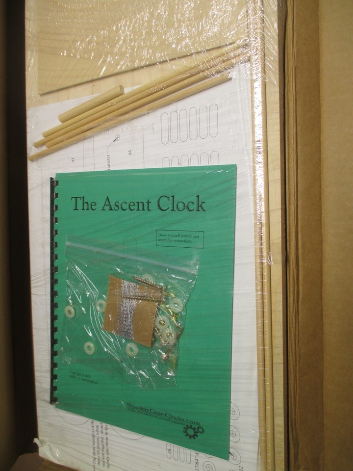 19 Assorted Clock Kits and Plans -Emperor-Adolph Held-Wood Gear-Etc. | eBay