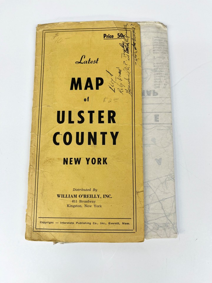 Map of Ulster County, New York. | eBay