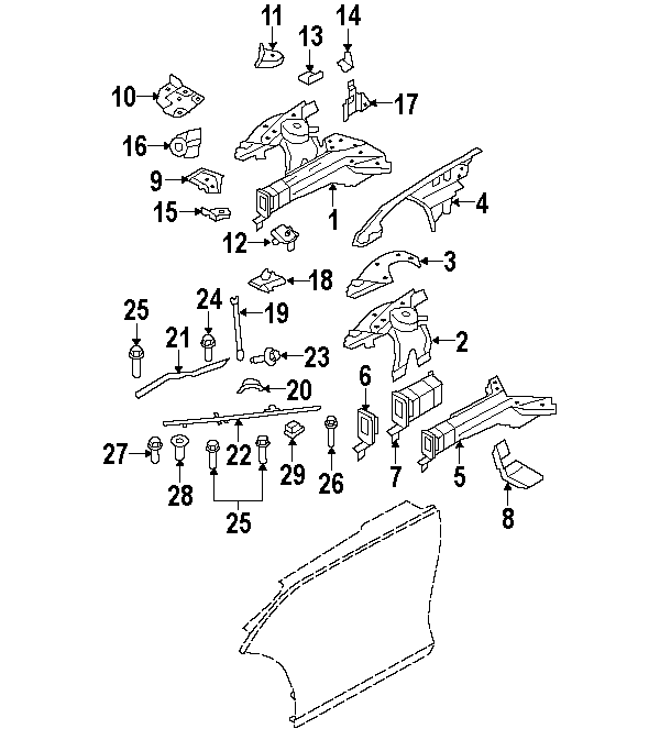 BMW 33326768354 GENUINE OEM VERTICAL SUPPORT BOLT | eBay