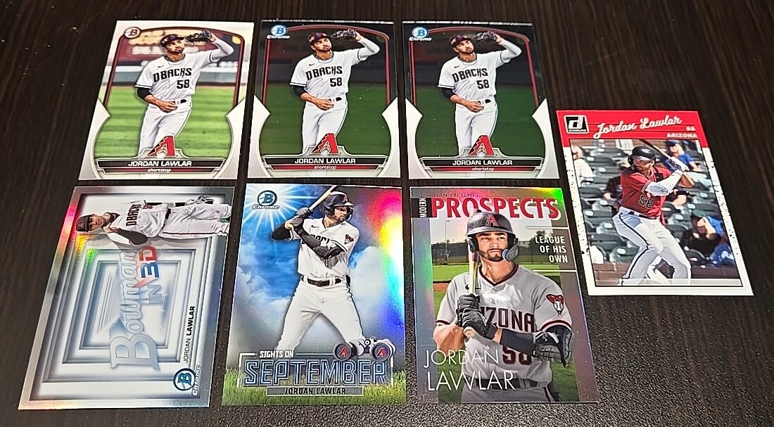 Jordan Lawler (7) Card Rookie Prospect Lot Arizona Diamondbacks | eBay