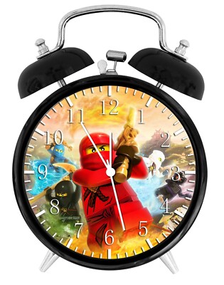 Lego Ninja Ninjago Alarm Desk Clock 3.75" Home or Office Decor W119 ...