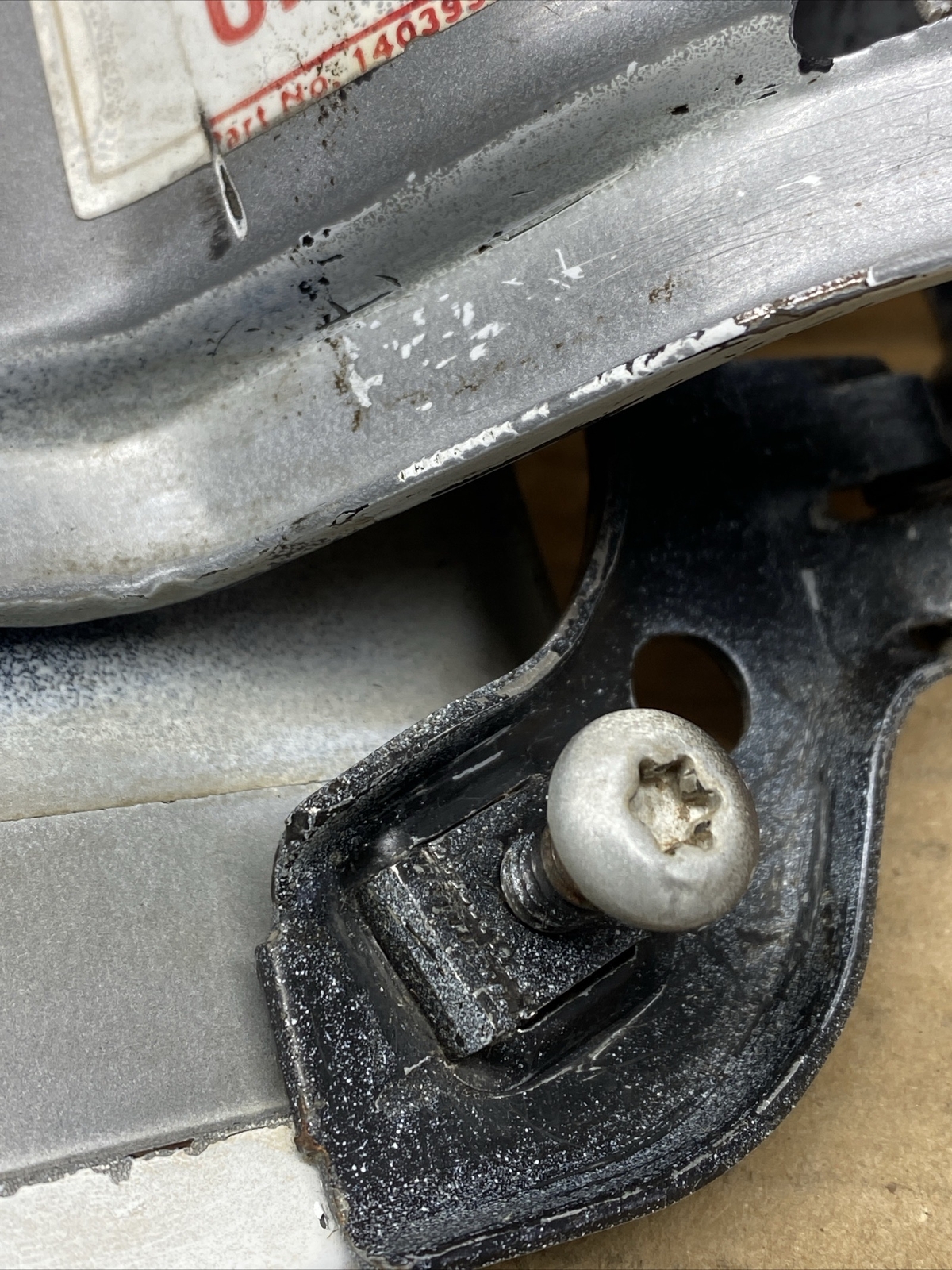 1984 CHEVROLET C10 FUEL FILLER DOOR GAS LID FLAP OEM GRAY | eBay