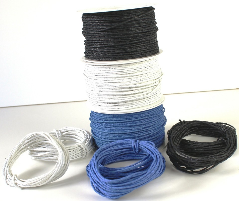 5m 100m Paper Covered Craft / Florist Wire 2 mm - 18 Different Colours ...