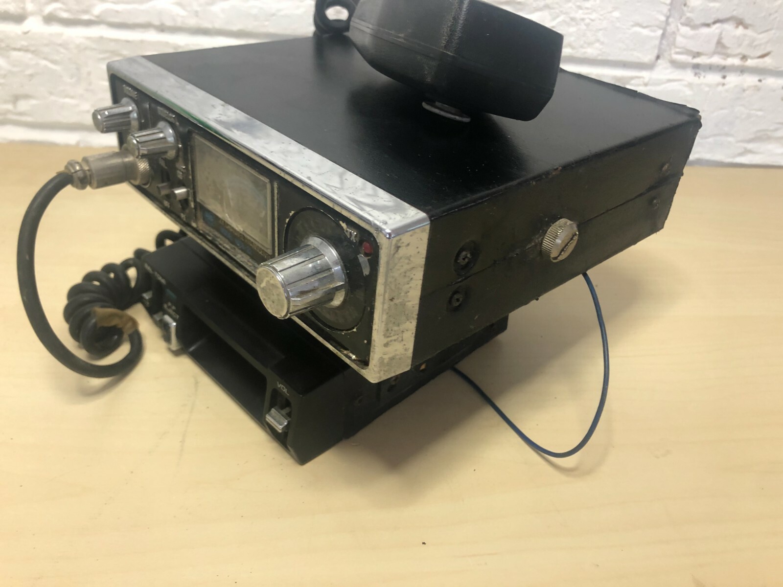 VINTAGE Tran Sonic CB MCB-22 & Audiovox Tape Player UC10 Combo Old ...