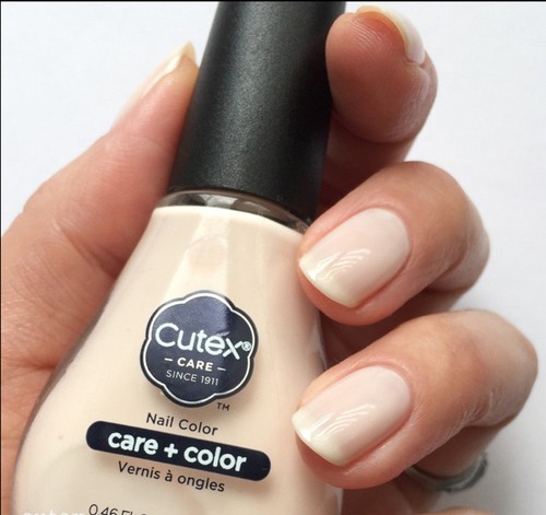 Cutex CARE + COLOR Nail Polish High Impact Color + Breakage Protection ...