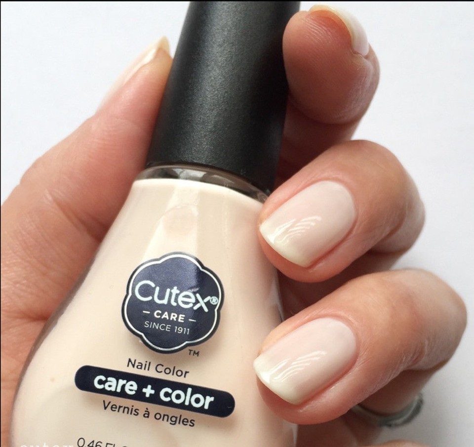 Cutex CARE + COLOR Nail Polish High Impact Color + Breakage Protection ...