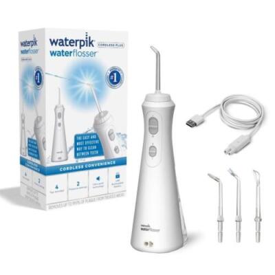 Waterpik Cordless Plus WP490 USB Rechargeable Water Flosser WHITE with ...