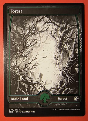 MTG: MAGIC / BASIC LAND - FOREST- 277/277 MID REGULAR FINISH NM | eBay
