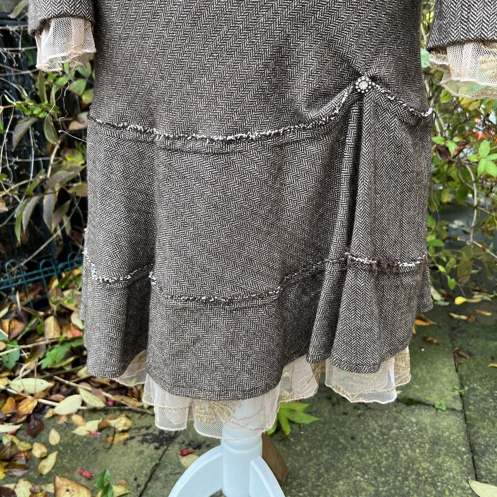 S‘ Nob Snob By Sans Noblesse 2 Piece Suit Blazer Skir… - Gem