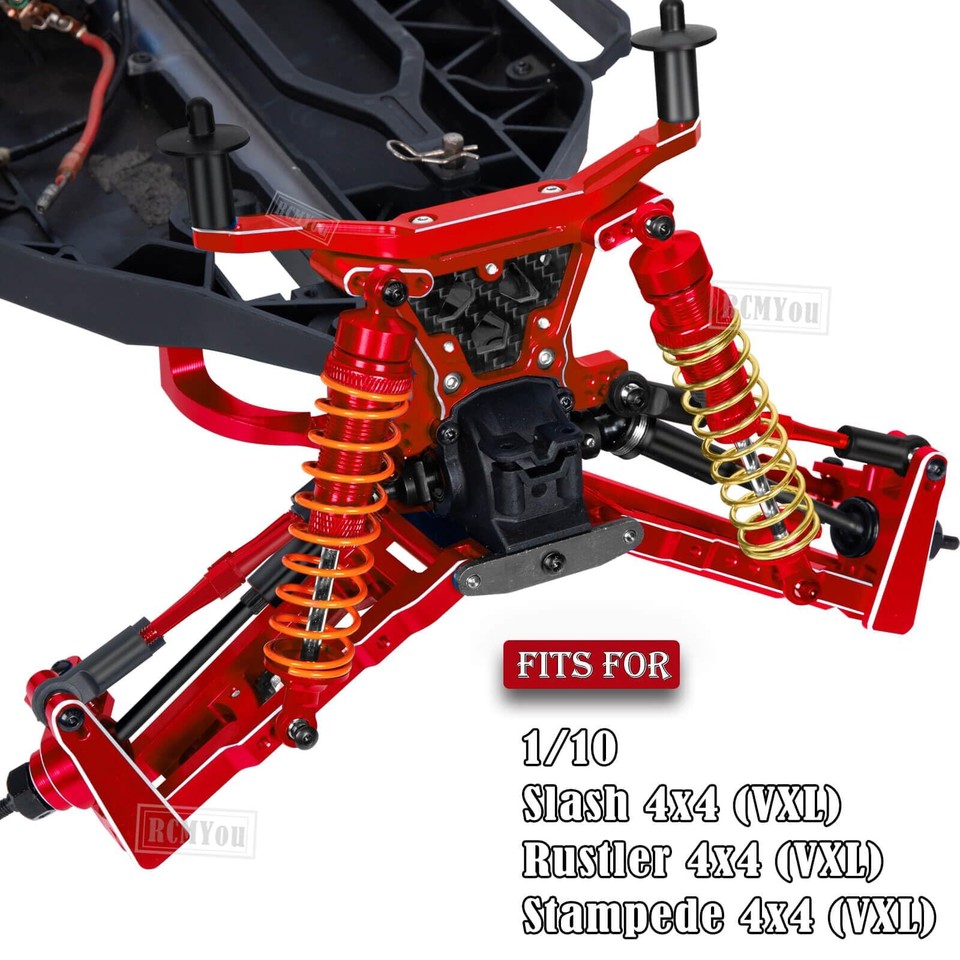 Alloy Front Rear Suspension Arm Upgrades Part for 1/10 Slash 4x4 VXL ...