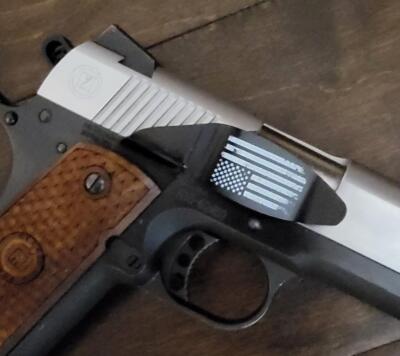 Holster 1911 full size Pistol Belt Clip Fits All 1911 Full size US Flag ...