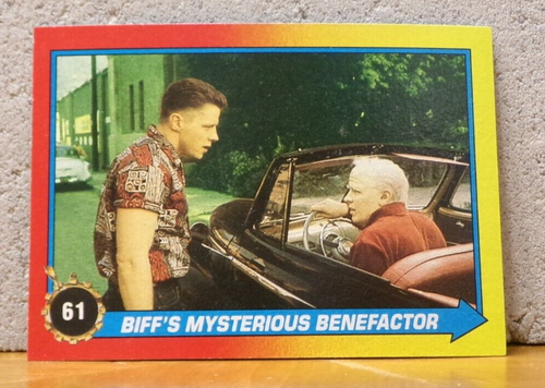 VINTAGE BACK TO THE FUTURE II TRADING CARD - BIFF'S MYSTERIOUS ...
