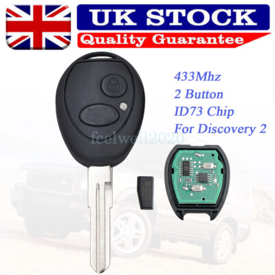 For Land Rover Discovery 2 TD4 TD5 433Mhz Remote Car Key Fob 2000 2001 ...