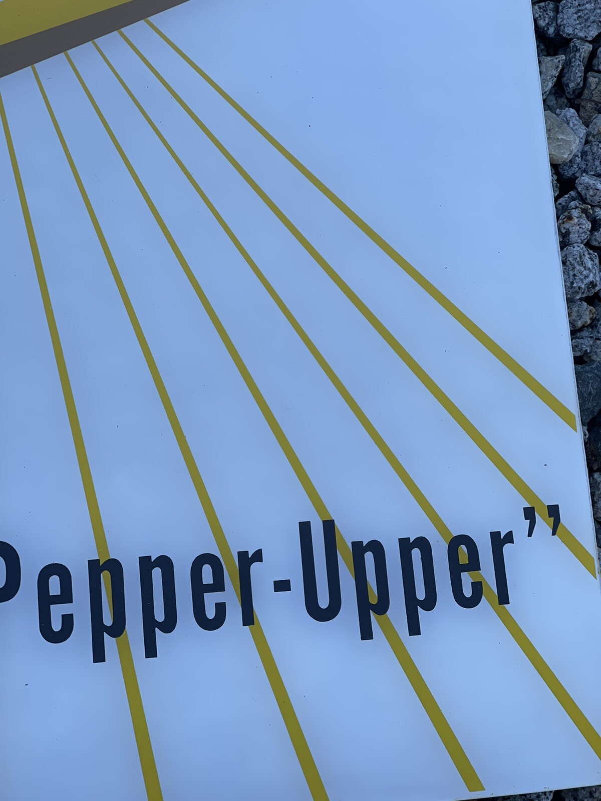 Vintage Dr. Pepper Acrylic Soda Advertising Sign Soda Pop 19”X22.5 ...