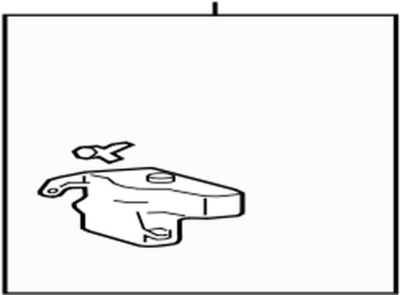 16470-22091 Toyota Tank assy, radiator reserve 1647022091, New Genuine ...