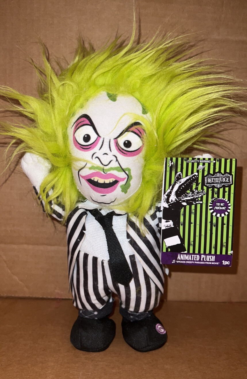 BEETLEJUICE ANIMATED SIDE STEPPER PLUSH 2022 NEW! | eBay