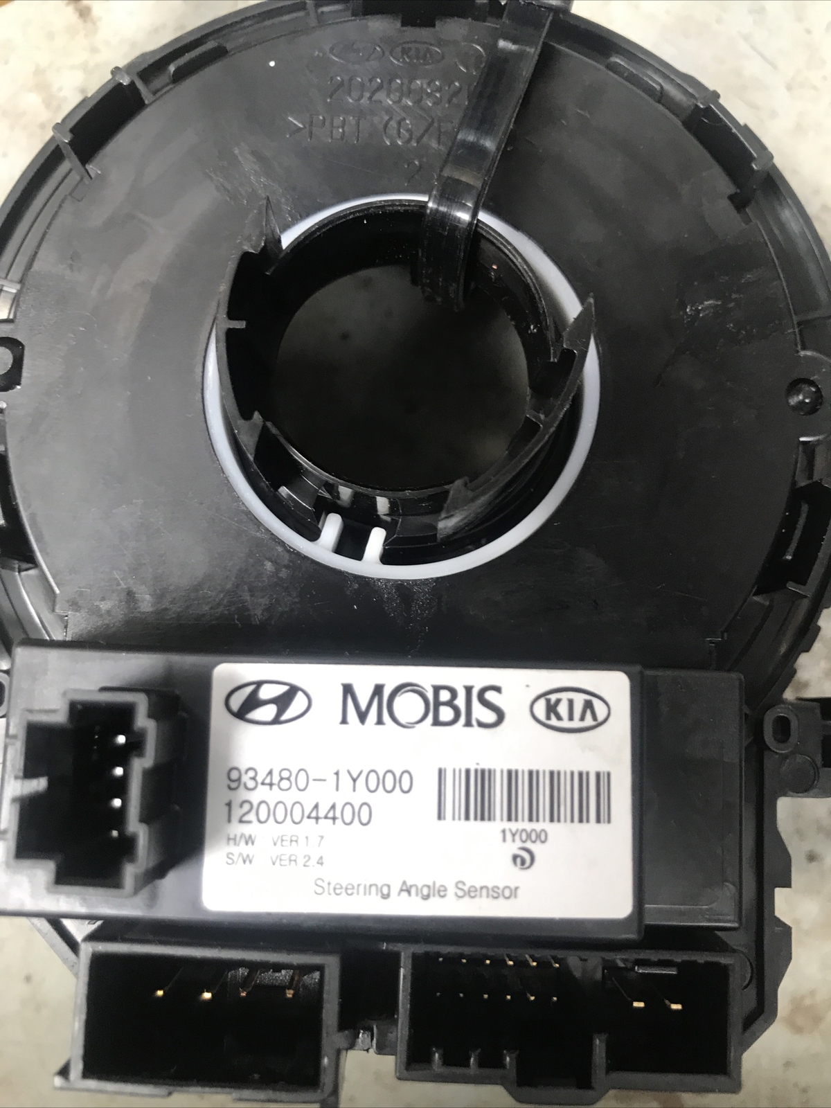KIA SPORTAGE 2019 HYUNDAI STEERING WHEEL SQUIB 120004400 93480-1Y000 ...