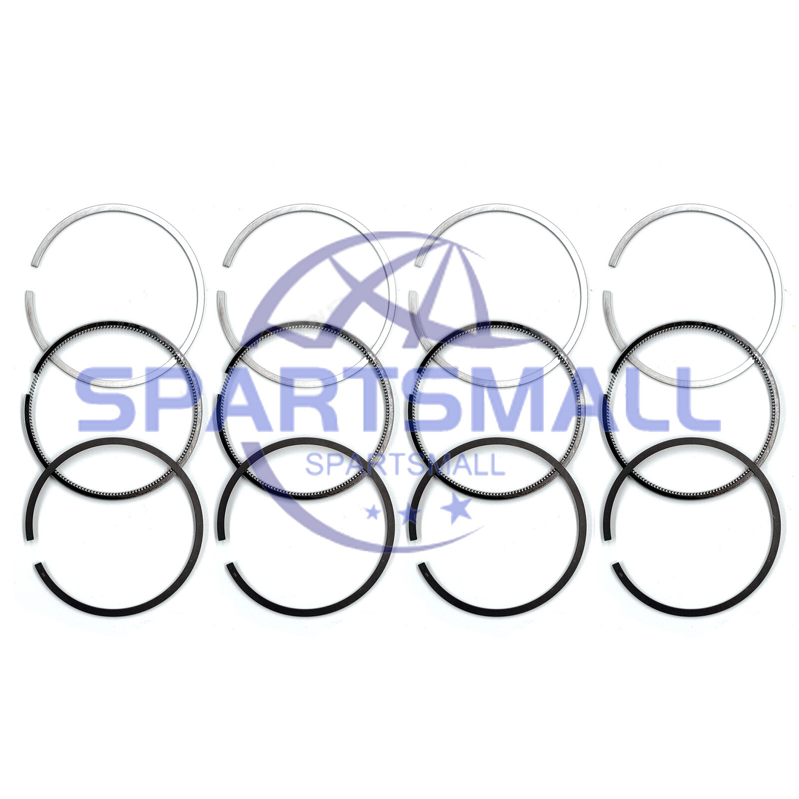 4X Piston Rings for 4TN82 4TN82E 4TN82E-G1 4D82E 4TNE82 Yanmar Engine ...
