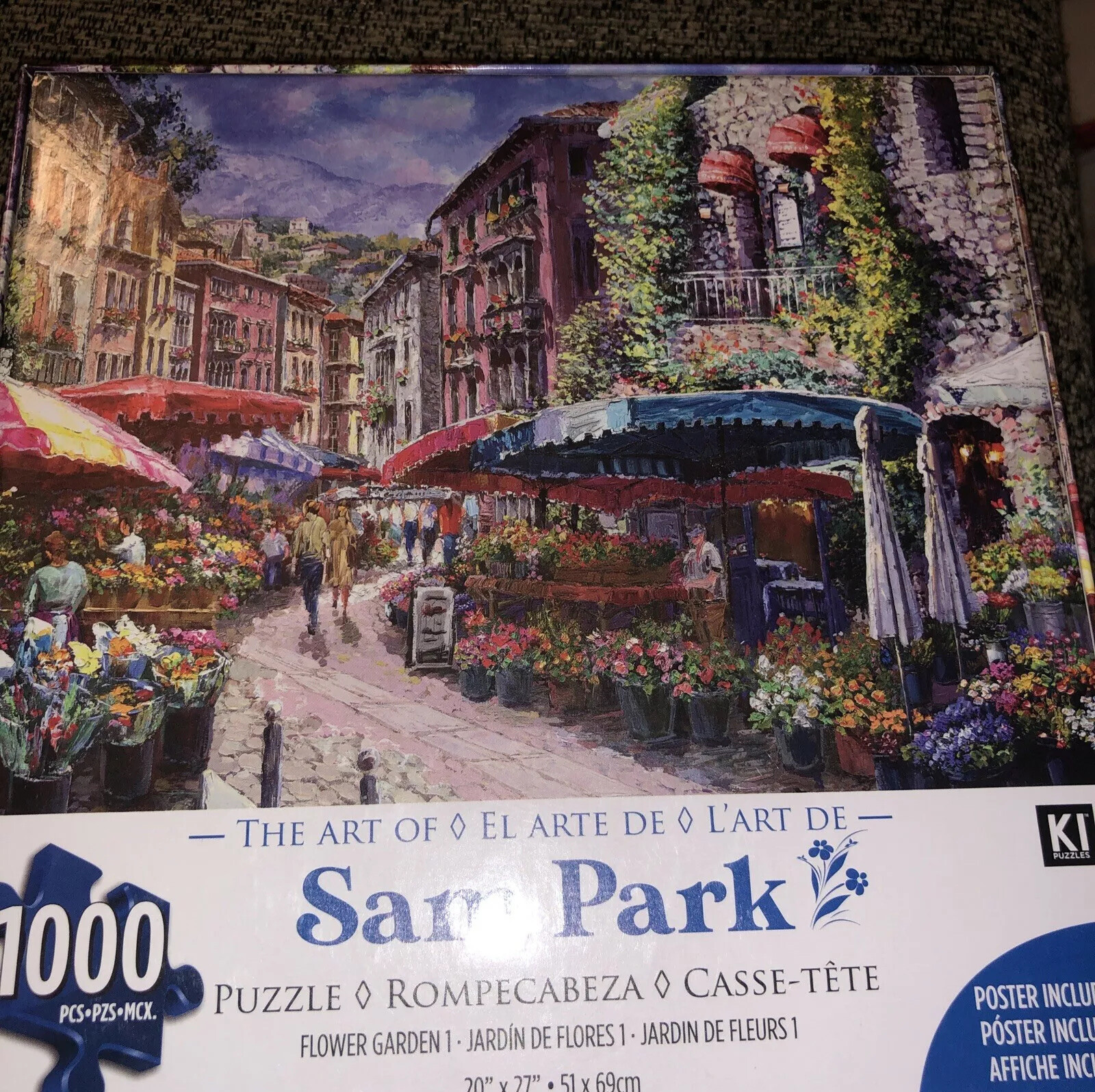 Sam park Puzzle 1000 Pieces The Art Of Sam Park Flower Garden 27 X 20 ...