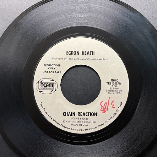 Egdon Heath, Chain Reaction, Promo, 7" 45rpm, Vinyl VG+ | eBay