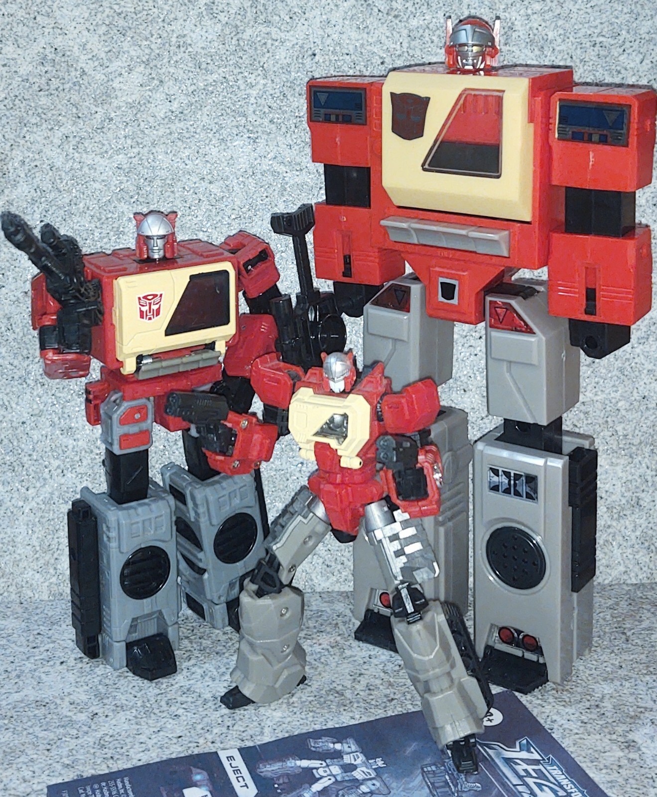 Transformers BLASTER Lot of 3 Kingdom/Legacy G1 Retro Reissue & KFC | eBay