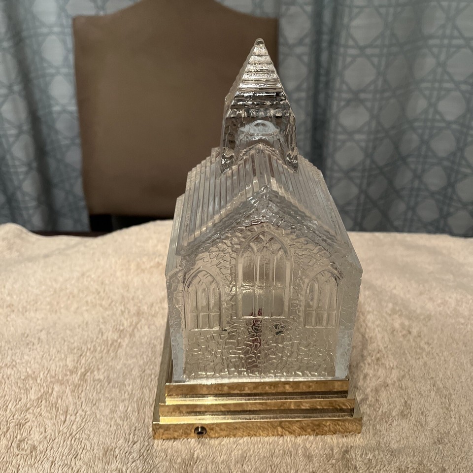 Avon Gift Collection Silent Night Light Up Crystal Church Christmas No ...