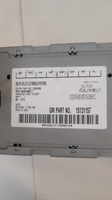 OEM GM #15131157 In-Dash Head Unit Delphi Delco AM/FM Radio For 2008 ...