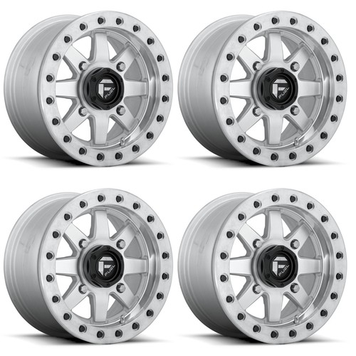 4 ATV/UTV Wheels Set 14in Fuel Maverick Beadlock Machined D937 4/137 ...