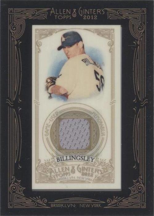 2012 Topps Allen & Ginter's - Framed Mini Relics Chad Billingsley #AGR ...