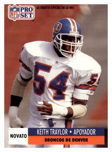 KEITH TRAYLOR 1991 Pro Set Spanish #279 Denver Broncos | eBay