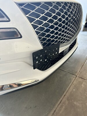 2021-2025 Genesis GV80 Front Bumper Tow Hook License Plate Tag Mount ...