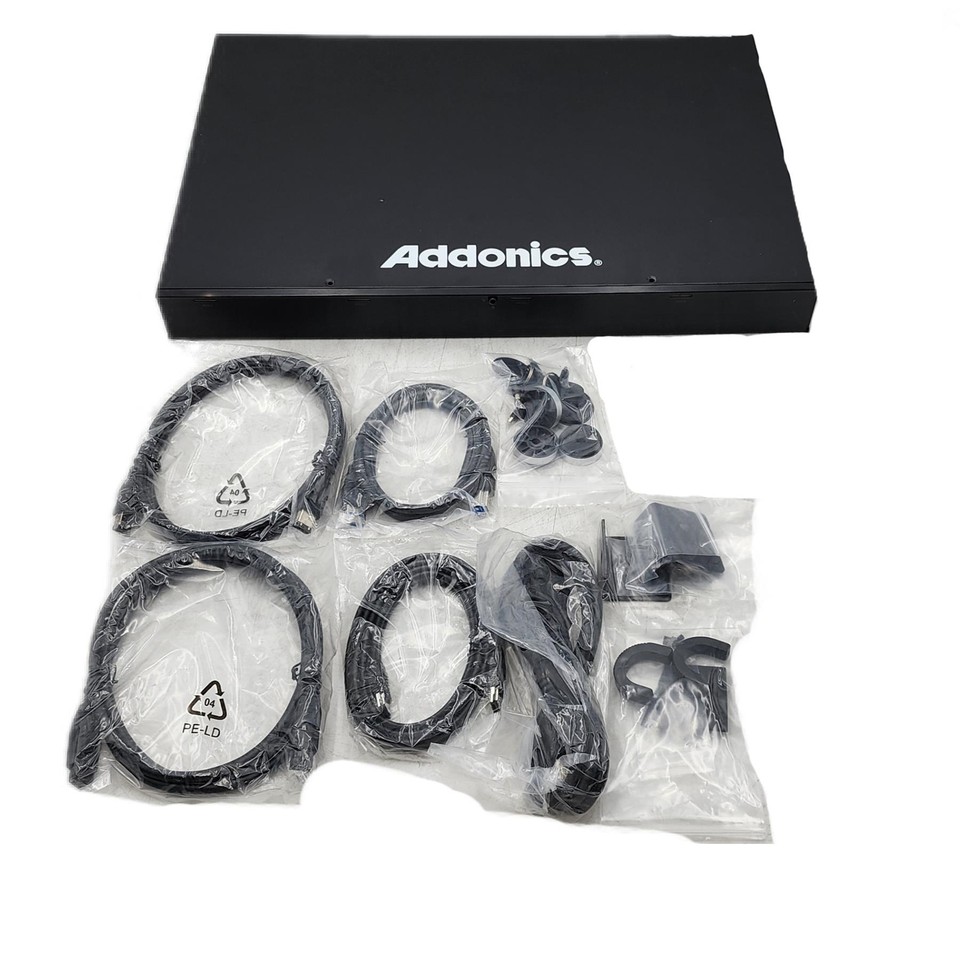 NEW Addonics 1U Rackmount Tabletop Storage Array 4x SATA HDD 3.5" RAID ...