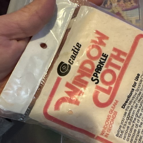 New Vintage Cadie Window Sparkle Cloth 15”x14” Unopened 100% Cotton | eBay