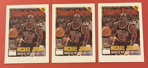 1997 Sports cards Magazine Free Redemption Trial Promo Michael Jordan 3 ...
