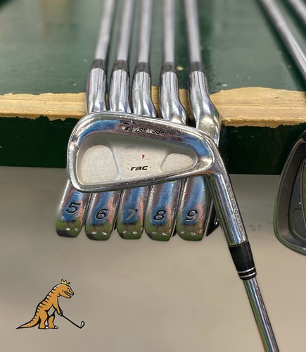 Used RH TaylorMade RAC Coin Forged Iron Set 4-9 Iron Dynamic Gold S300 ...