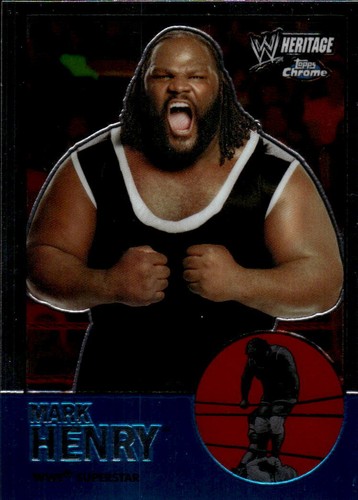 2007 Topps Chrome Heritage II WWE Mark Henry #15 | eBay