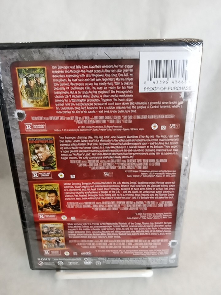 Sniper (1993) / Sniper 2 / Sniper 3 / Sniper: Reloaded - Vol - DVD ...