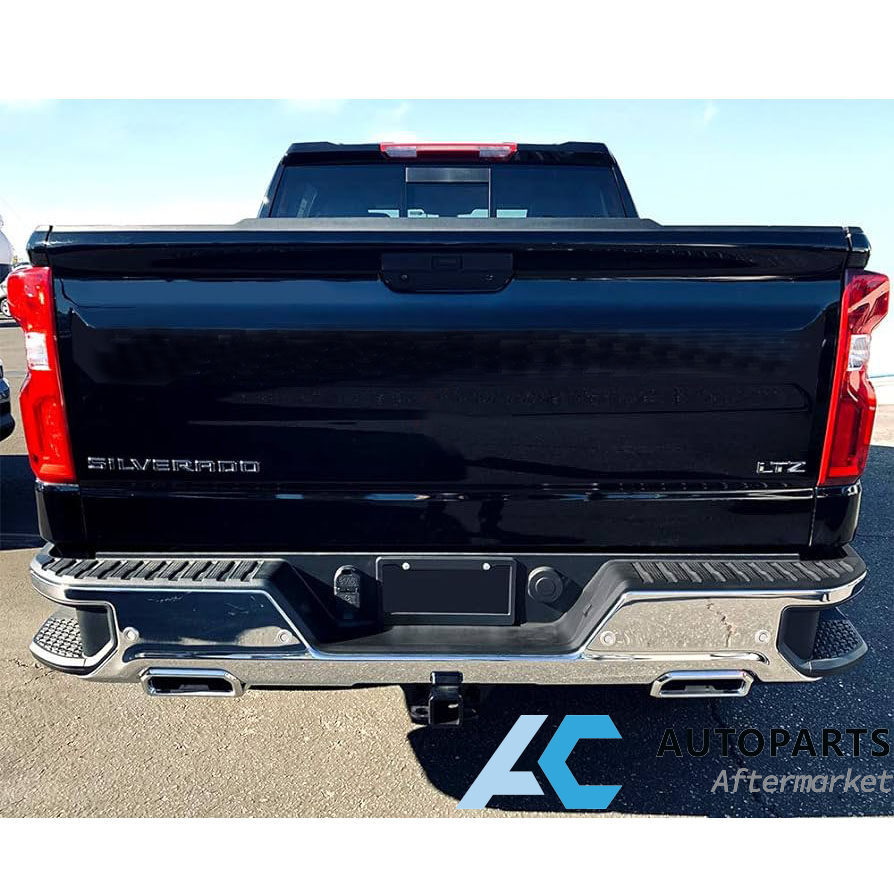 For 2019 2020 2021 2022 2023 Chevy Silverado 1500 Sierra Rear Bumper w ...
