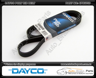 Dayco Poly Rib Supercharger Belt for HOLDEN COMMODORE VU 3.8L V6 L67 ...