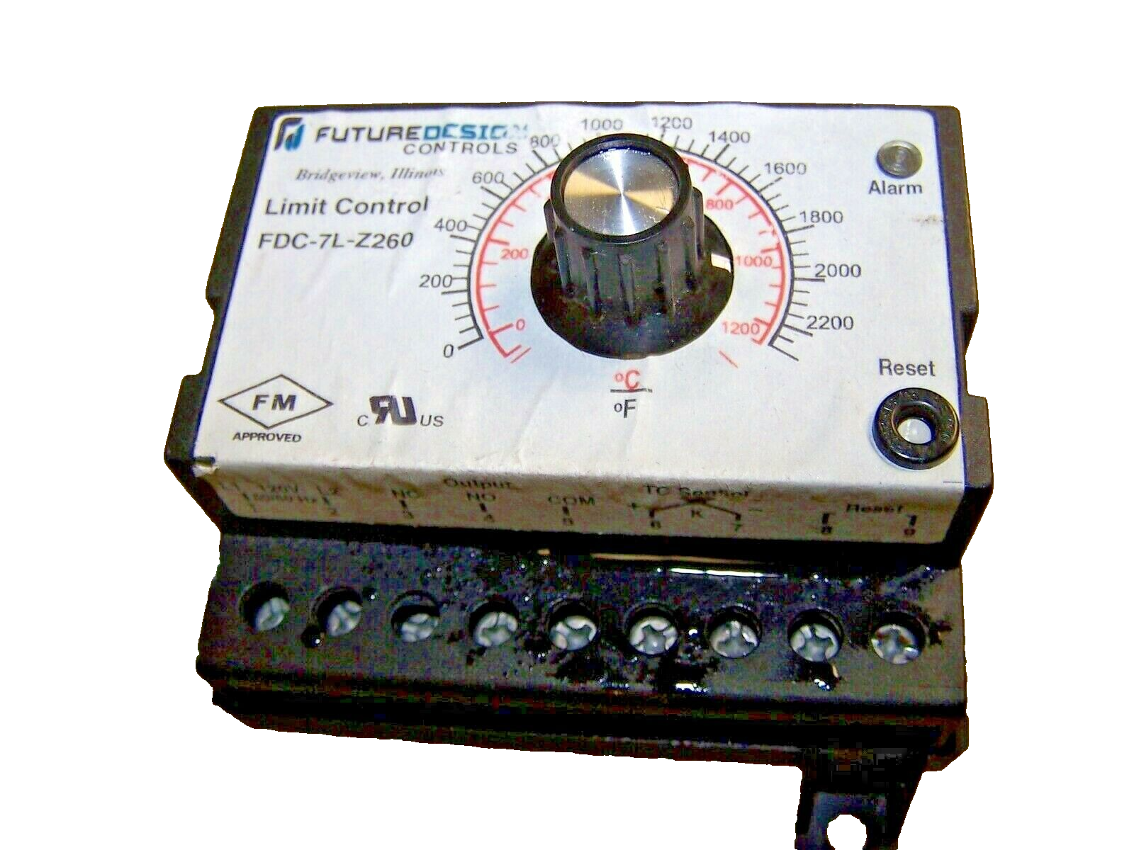 FUTURE DESIGN CONTROLS FDC-7L-Z260 LIMIT CONTROL 0 - 2200 DEGREES | eBay