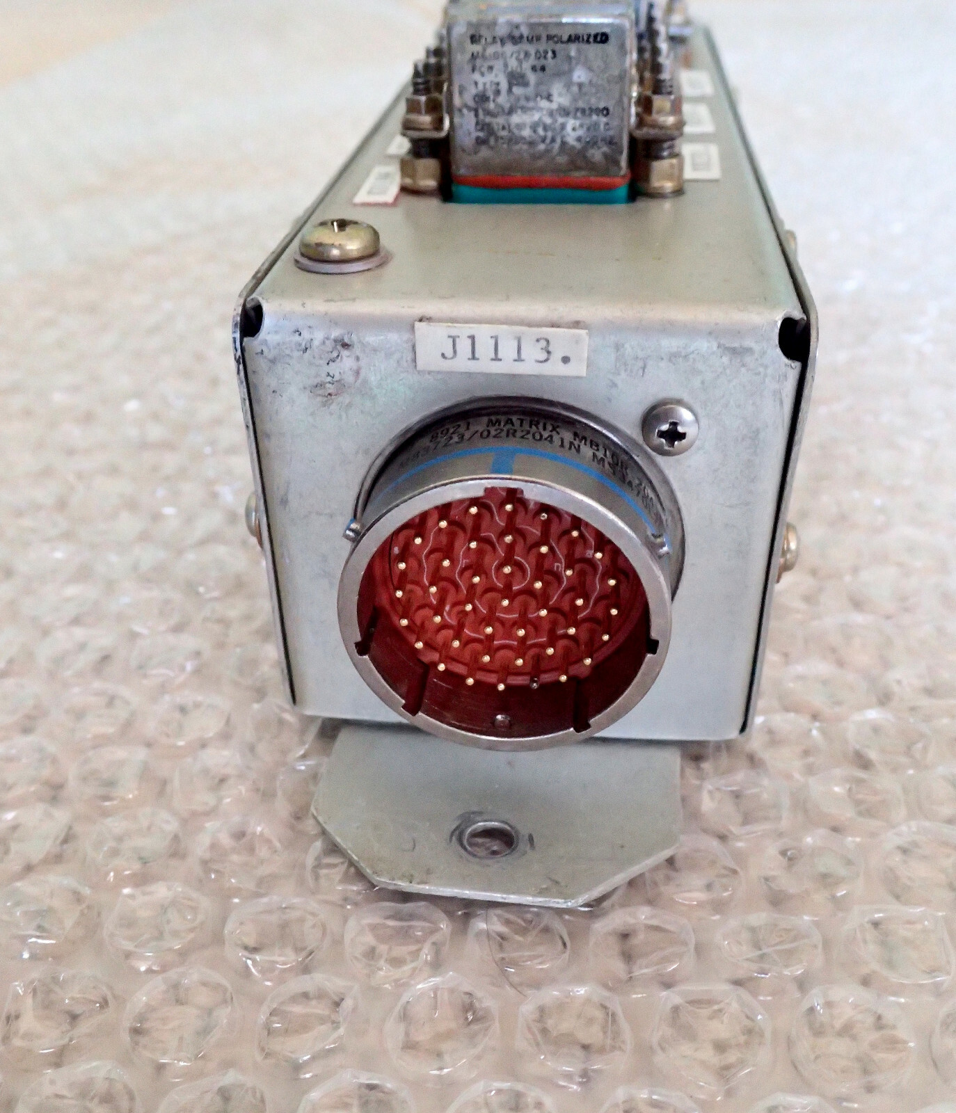 Embraer - Nose wheel Steering Relay Box PN120-27 361-001 - tagged ...