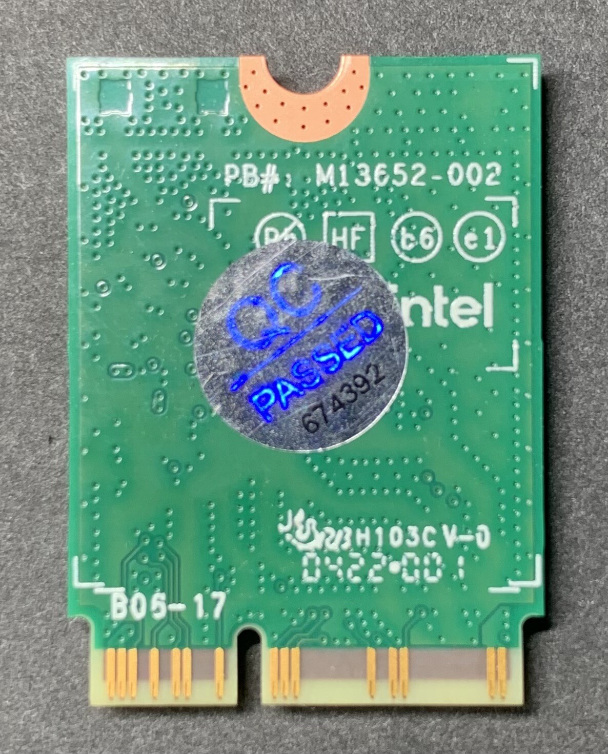 Asus intel hp WiFi 6E AX211NGW 802.11AX AC Wireless M.2 Bluetooth 5.3 2 ...