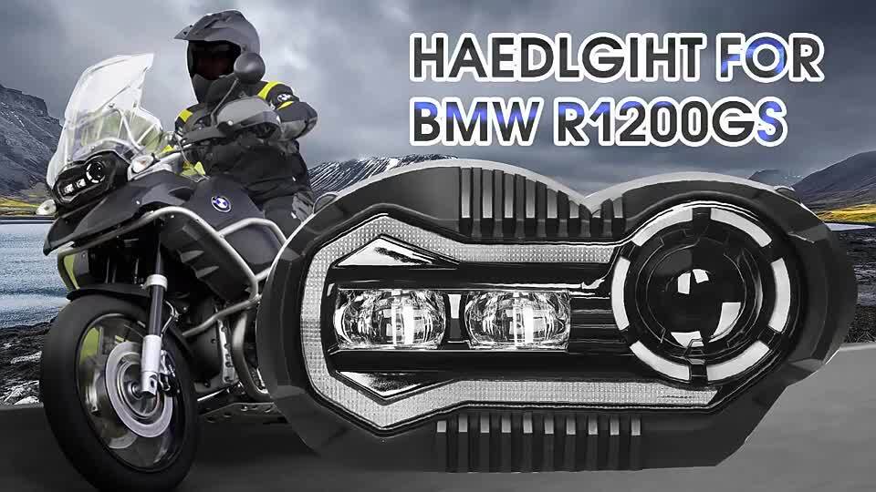 LED Headlight DRL High Low Beam Headlamp For BMW R1200GS R 1200 GS 2004 ...