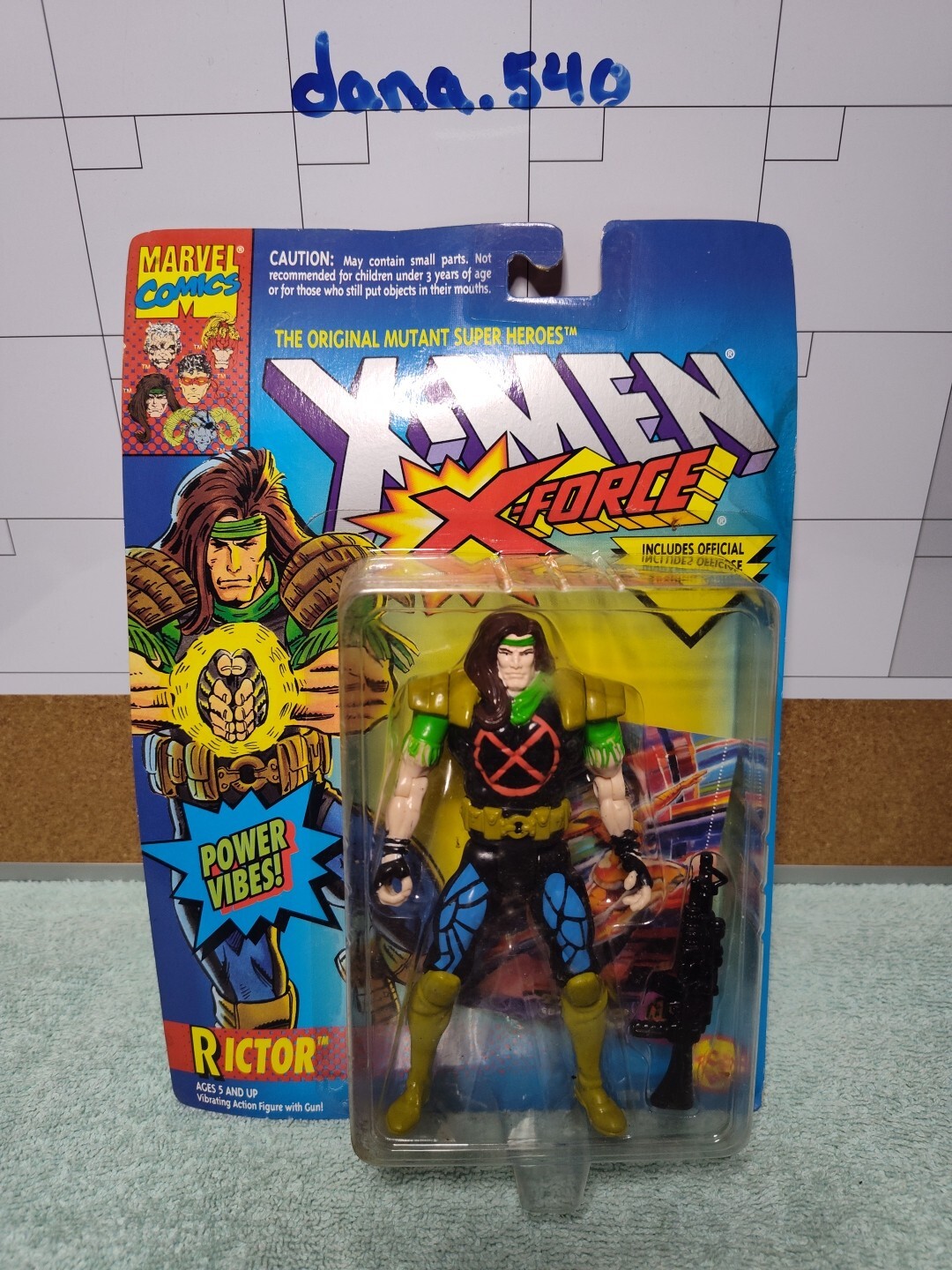 New 1994 Marvel Comics X-Men Rictor X-Force Action Figure by Toy Biz ...