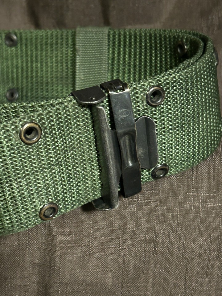 Military Surplus Green LC-2 Pistol Belt Individual Equipment Web Belt ...