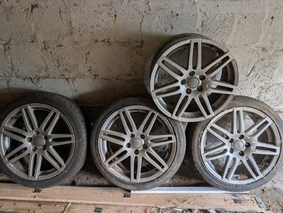 4 x AUDI A3 8P S-LINE ALLOY WHEELS LE MANS 18 INCH ET54 | eBay UK
