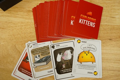 Exploding Kittens Kickstarter Card Game Original Edition 100% Complete & Crisp | eBay