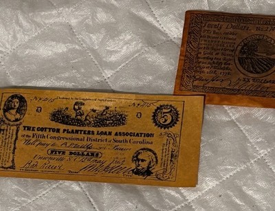 Vintage Antique Confederate Currency Reproduction Set "A" | eBay
