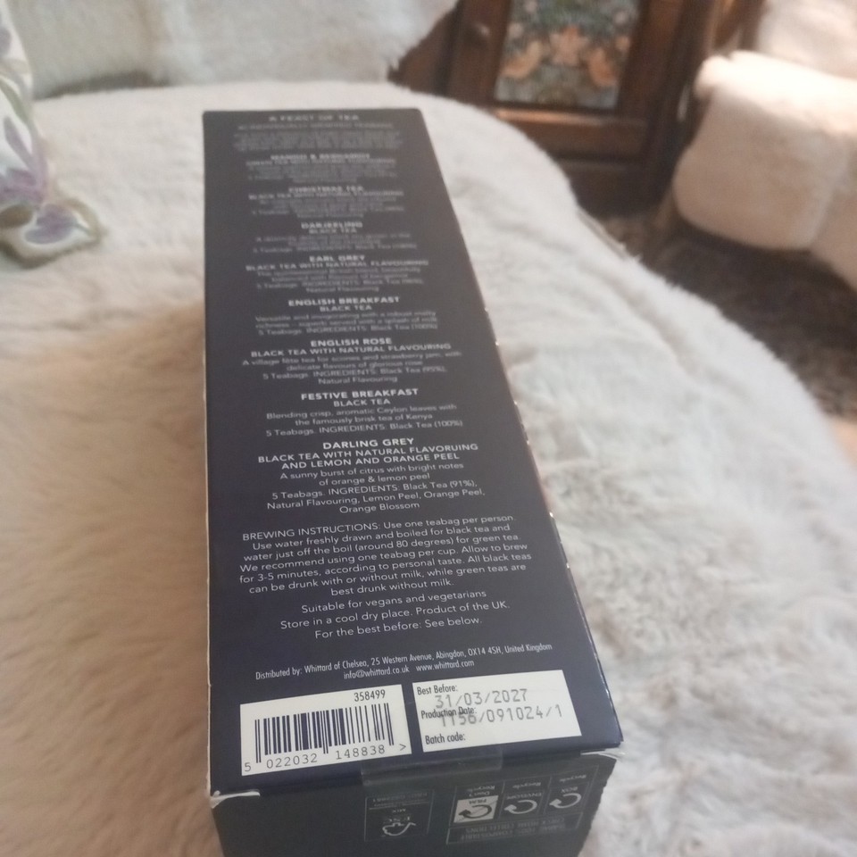 Whittard Chelsea 1886 Tea Bags | eBay UK